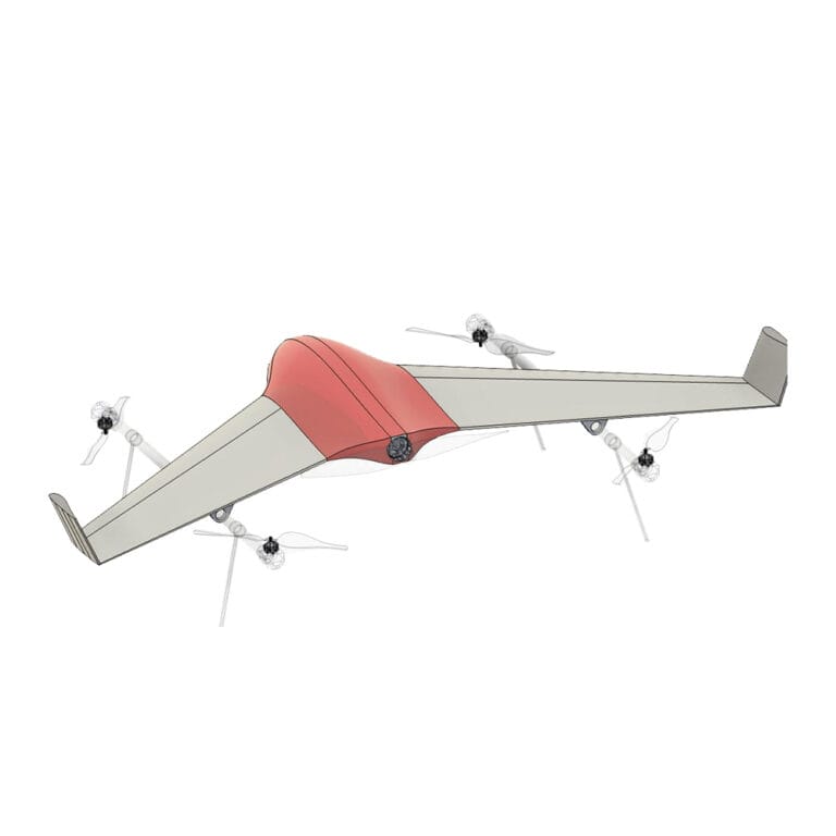 ISR VTOL Flying Wing | Advanced Surveillance Drone System